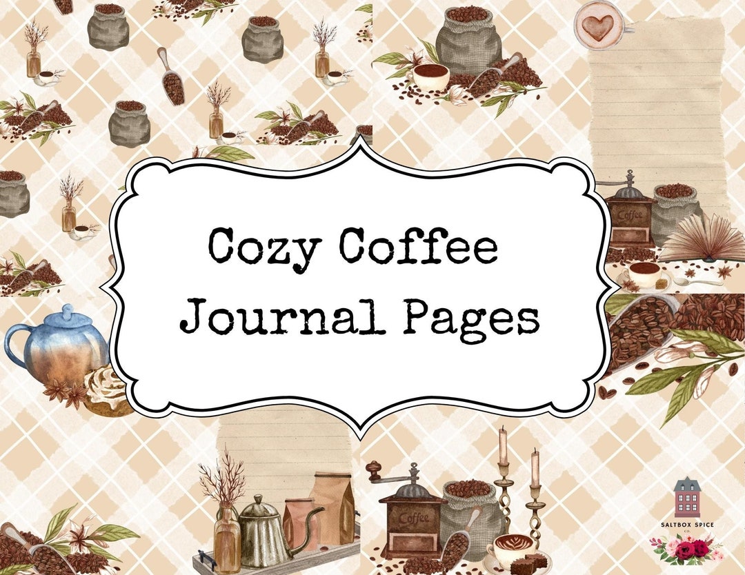 Cozy Coffee Journal Pages, Printable Coffee Journal, Printable Coffee ...