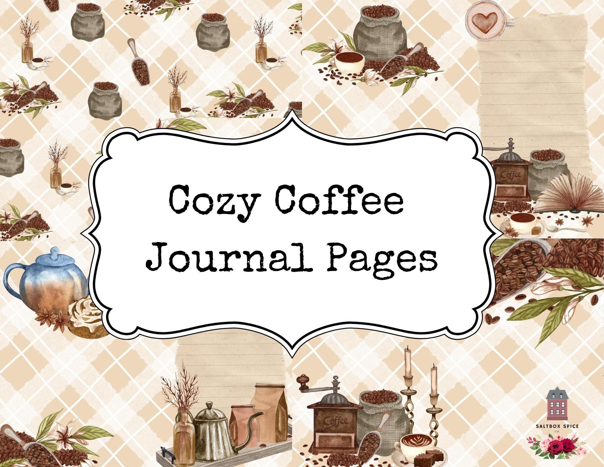Cozy Coffee Journal Pages, Printable Coffee Journal, Printable Coffee ...