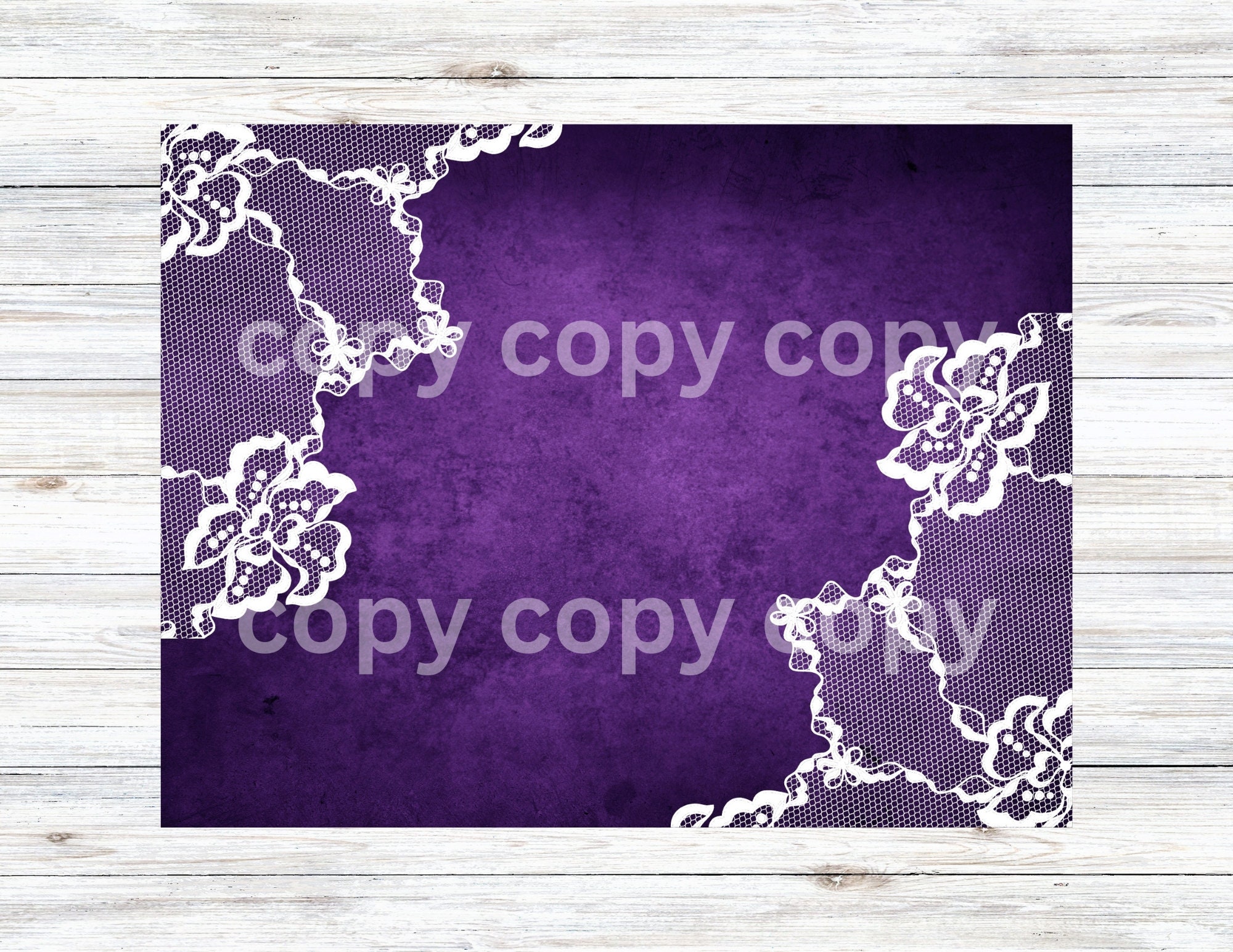 Deep Purple Lace Journal Pages Purple and Vintage Lace - Etsy