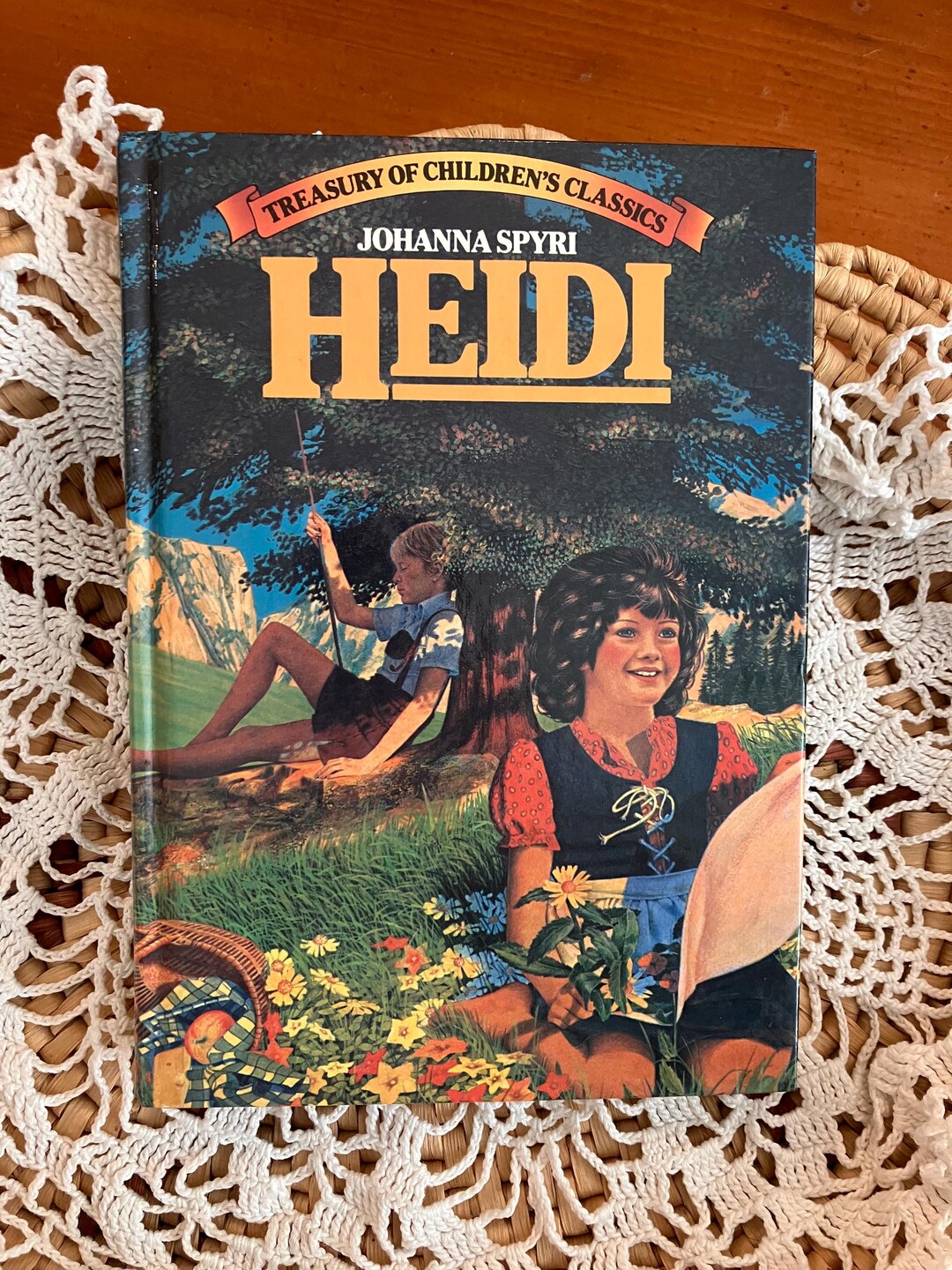 Vintage Heidi Book, 1980, by Johanna Spyri, Treasury of Children's ...