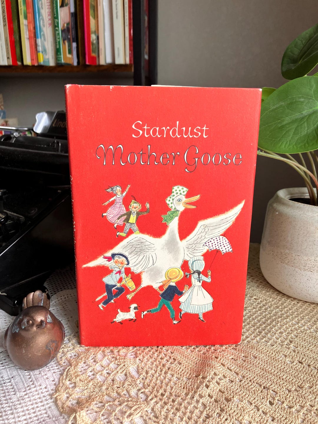 1968 Stardust Mother Goose Vintage Children’s Book, Illustrated Nursery ...