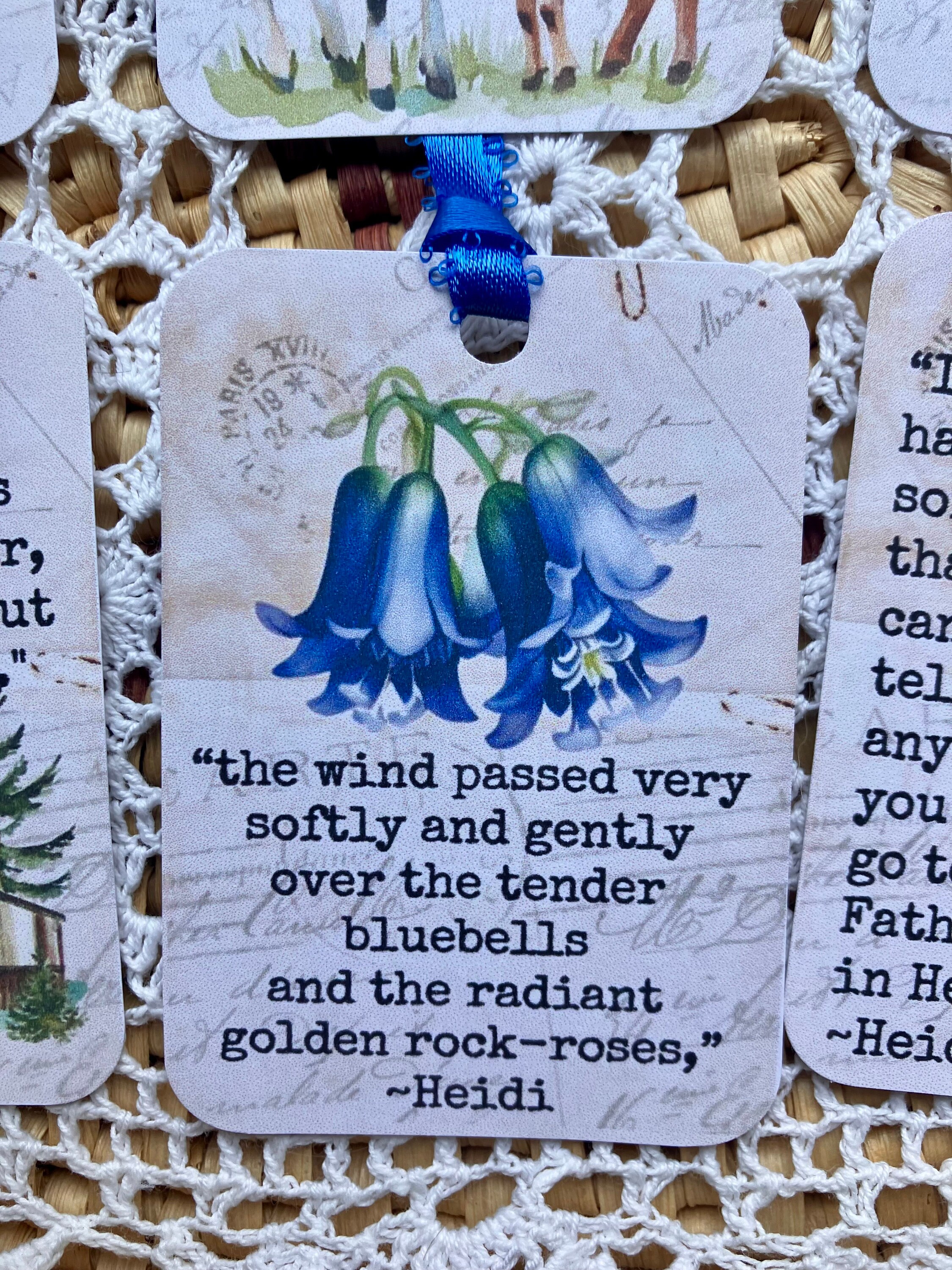 Heidi Bookmarks, Heidi Quote Gift Tags, Teacher Gift, Classroom Gifts ...