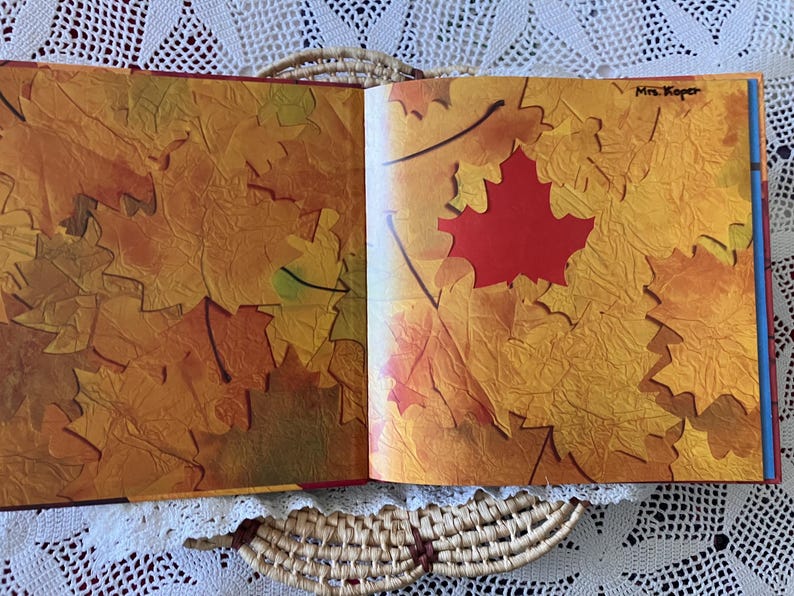 1991 Red Leaf, Yellow Leaf by Lois Ehlert, Fall Children’s Book, Autumn ...