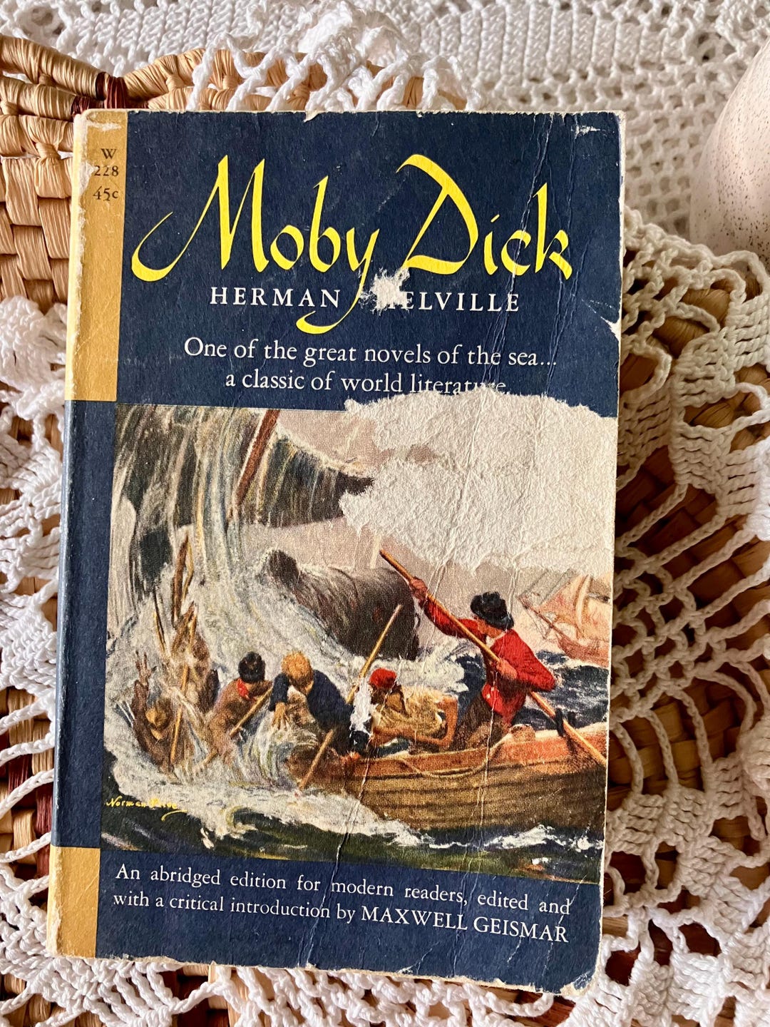 Vintage 1949, Moby Dick, Herman Melville, Classic, Vintage Paperback ...
