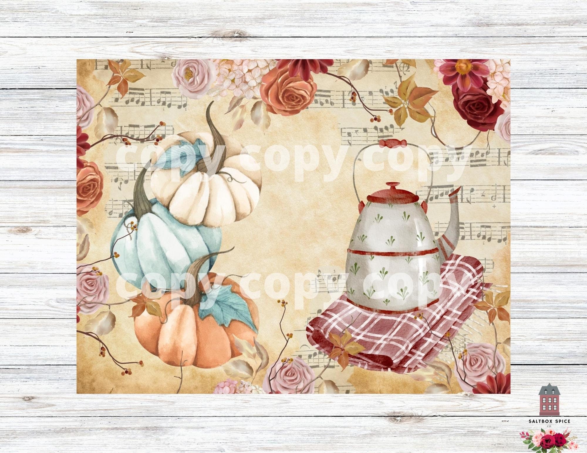 Country Pumpkin Journal Pages Fall Pumpkin Junk Journal - Etsy