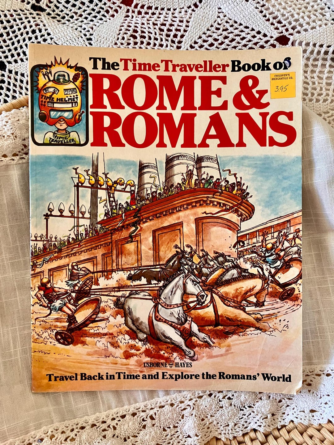 1976 the Time Traveller Book of Rome & Romans Usborne Hayes, Vintage ...
