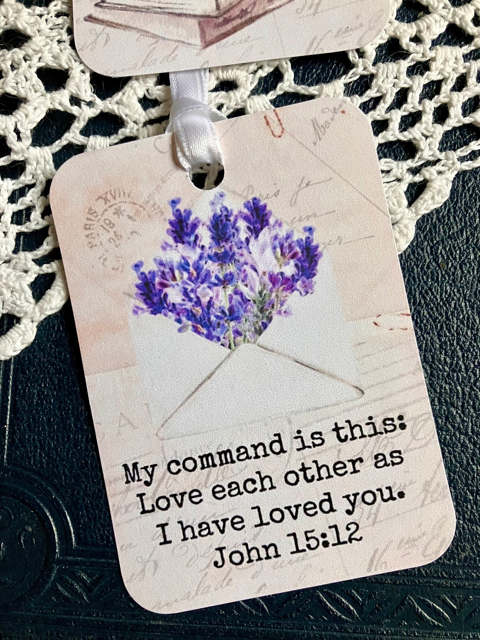 Lavender Scripture Cards, Scripture Hang Tags, Scripture Gift Tags ...