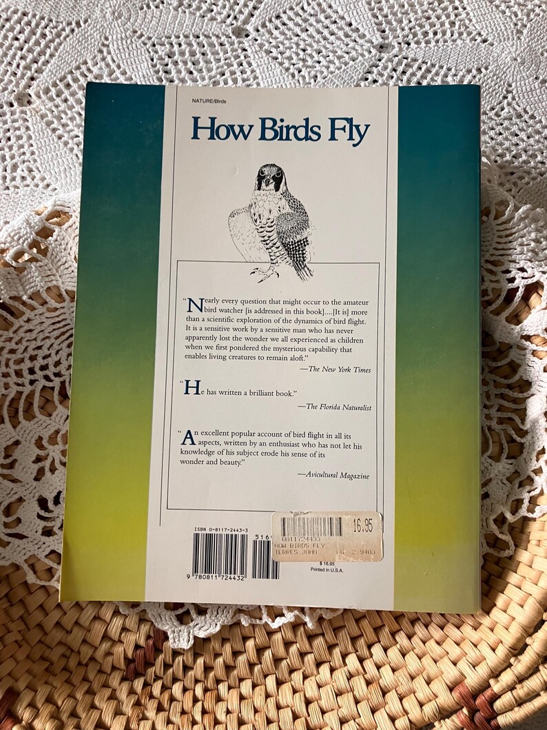 How Birds Fly, by John K Terres, Bird Book, Science Bird Book ...