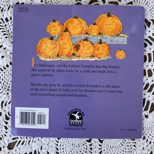 Vintage Halloween Children’s Book: the Littlest Pumpkin, First Edition ...