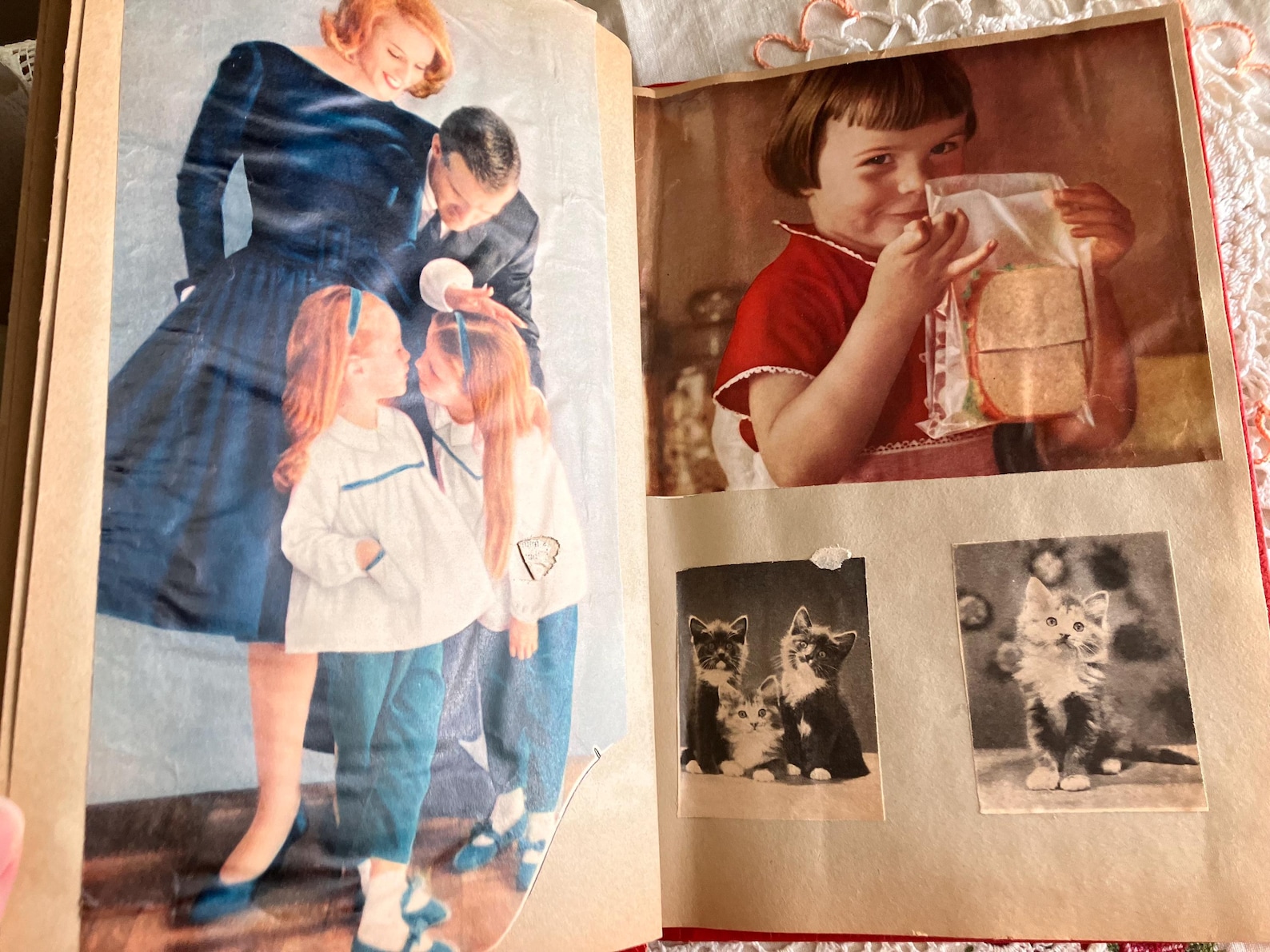 Vintage 1950s–1960s Scrapbook, Magazine Clippings, Mid-century Ephemera ...