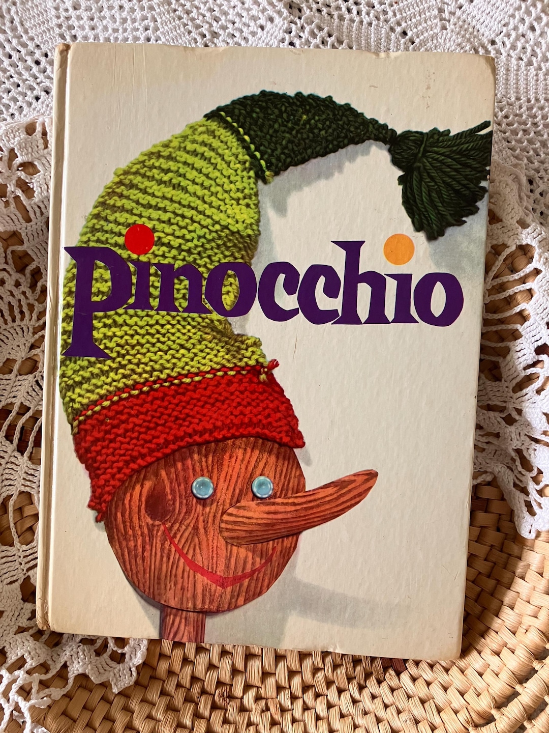 Vintage Pinocchio Book, 1946, Random House, Lithographed by Newman ...