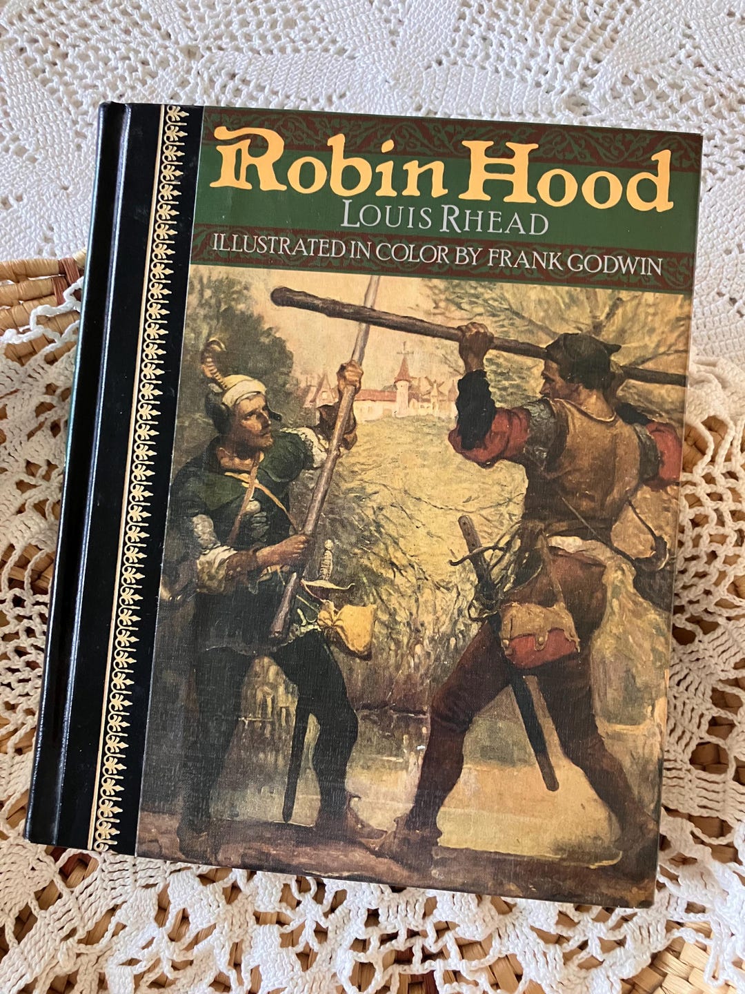 Vintage 1988 Robin Hood Book: Louis Rhead Illustrated Children’s ...