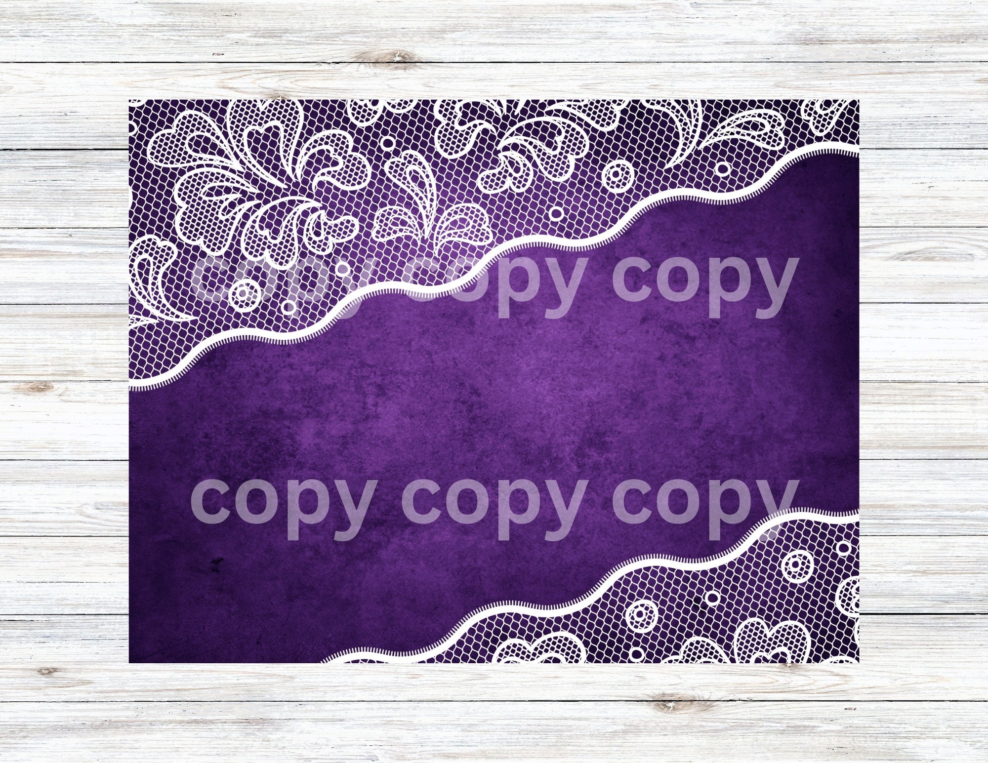 Deep Purple Lace Journal Pages Purple and Vintage Lace - Etsy