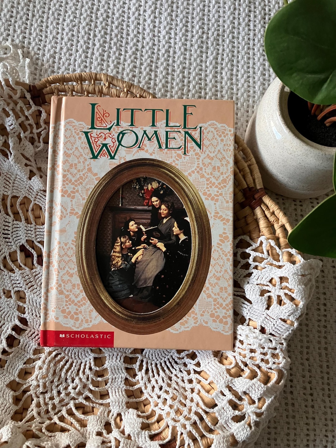 Vintage 1995, Little Women Book, Scholastic, Hardcover, Scenes From the ...