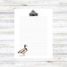 Printable Duck Stationary, Watercolor Ducks, Farm Stationary, Letter ...
