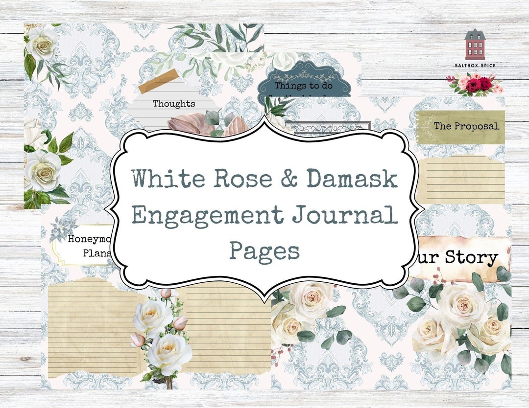 Engagement Journal Pages, Our Story Printable, Printable Wedding Junk ...