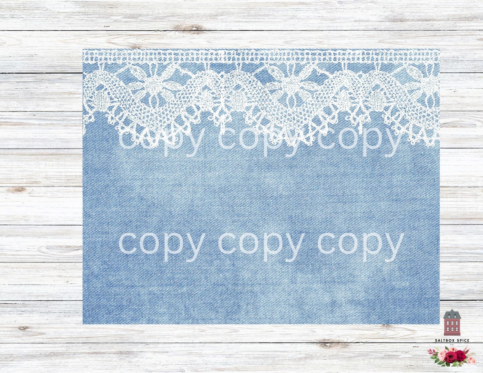Denim and Lace Journal Pages, Printable Denim Pages, Digital Denim Lace ...