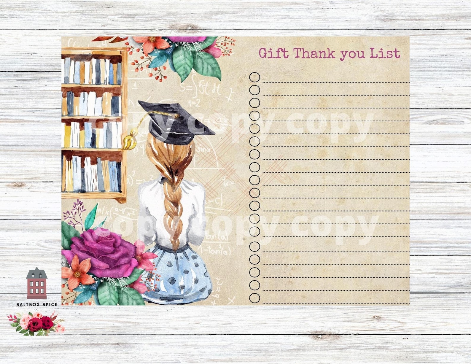 Printable Graduation Journal, Graduation Junk Journal Pages, Girls ...