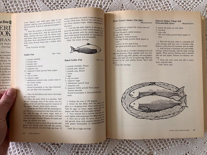 1972 the New York Times Heritage Cookbook by Jean Hewitt - Etsy