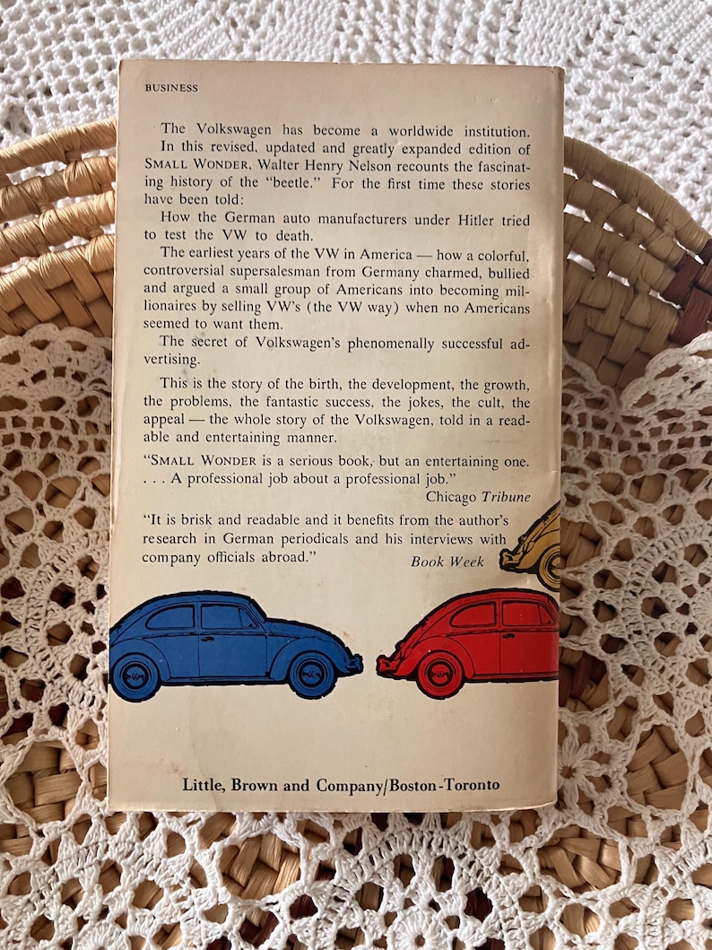 Small Wonder, the Amazing Story of the Volkswagon, Vintage 1967, Walter ...