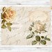 French Rose Journal Pages, Digital Journal Kit, French Script ...