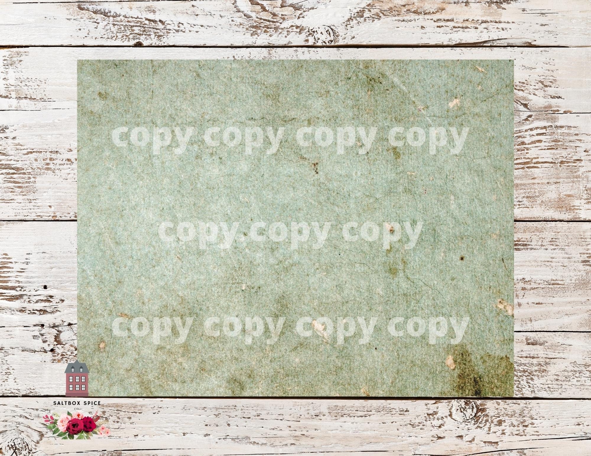Blank Printable Junk Journal Page, Green Distressed Journal Sheet ...