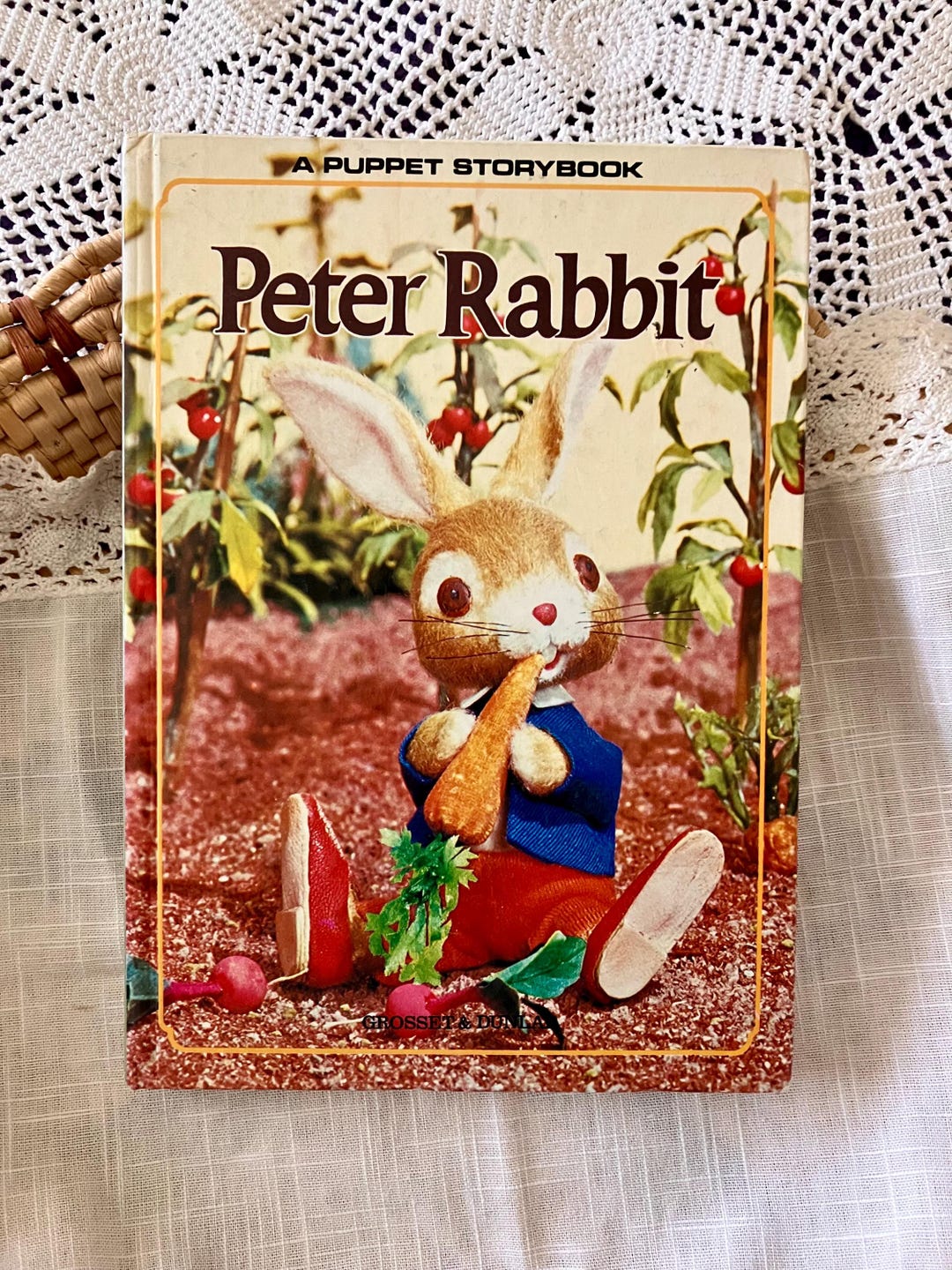 Vintage 1968 Peter Rabbit Puppet Storybook by Grosset & Dunlap ...