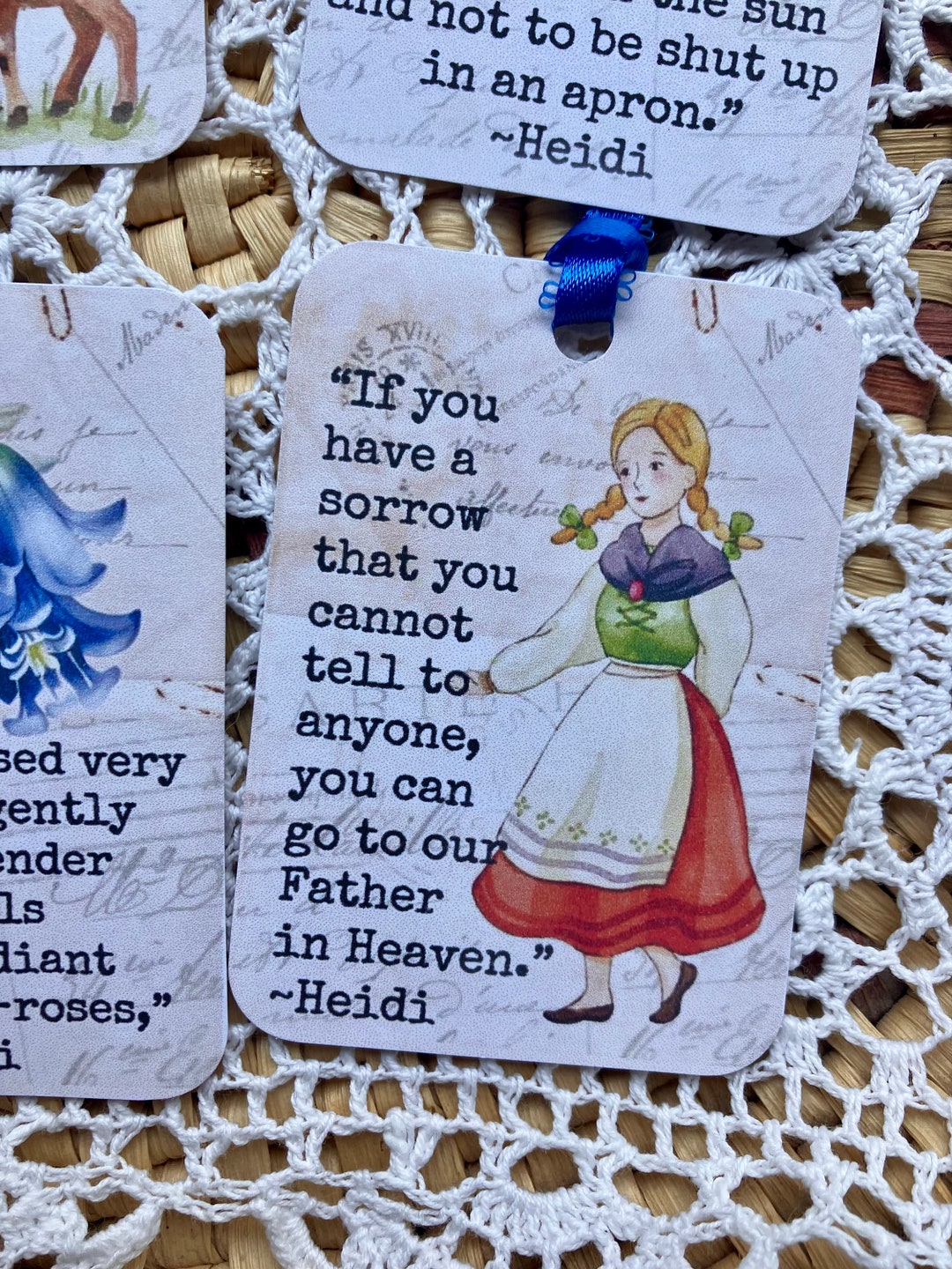 Heidi Bookmarks, Heidi Quote Gift Tags, Teacher Gift, Classroom Gifts ...