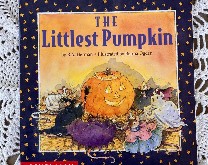 Vintage Halloween Children’s Book: the Littlest Pumpkin, First Edition ...