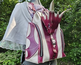 Build A Dragon Backpack,large Plush Dragon Backpack - Minky With Custom ...
