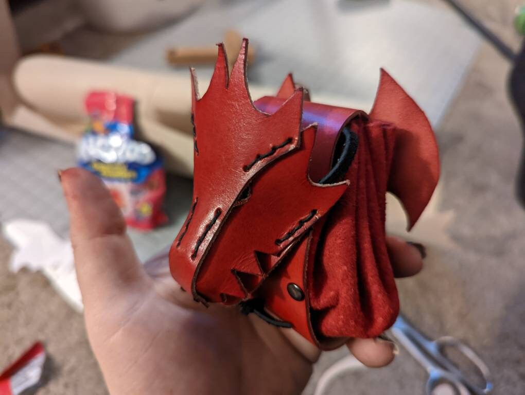 Baby Dragon Hoarding Bag Pouch - Etsy