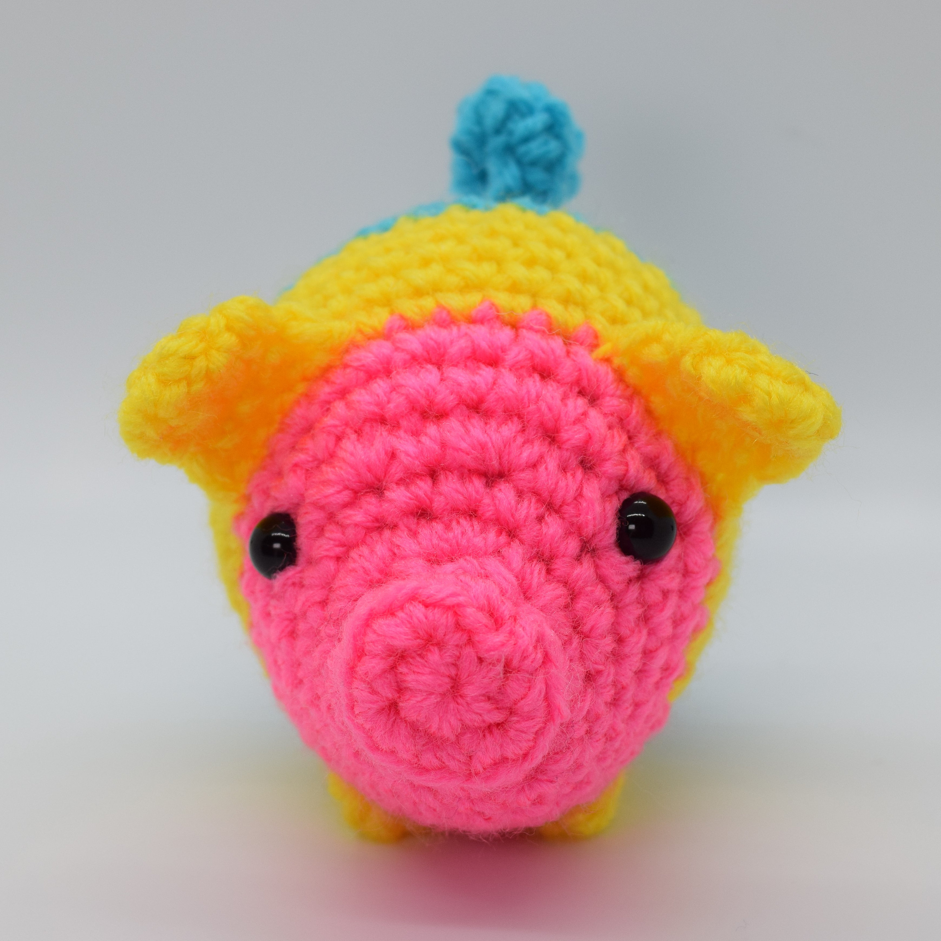 Pansexual Pride Pig Crochet Pattern - Etsy