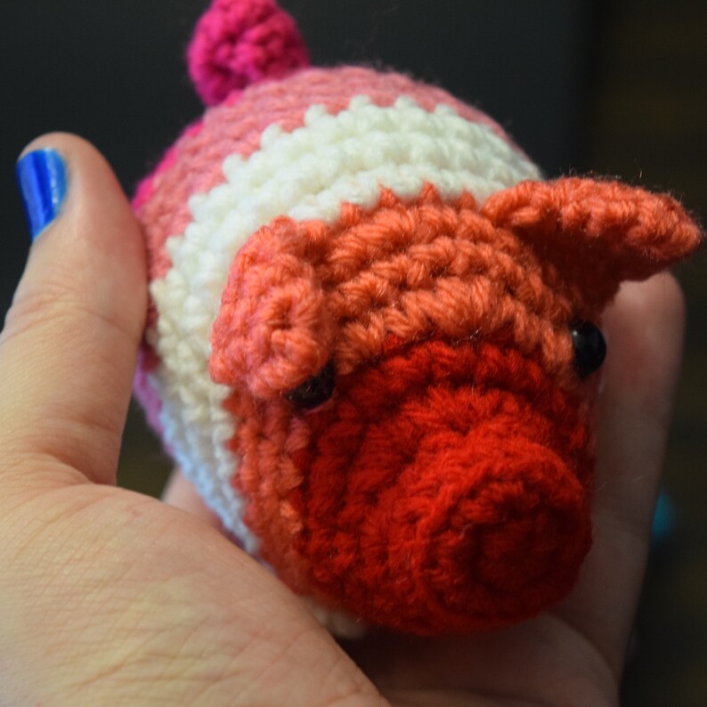 Lesbian Pride Pig Crochet Pattern | Etsy