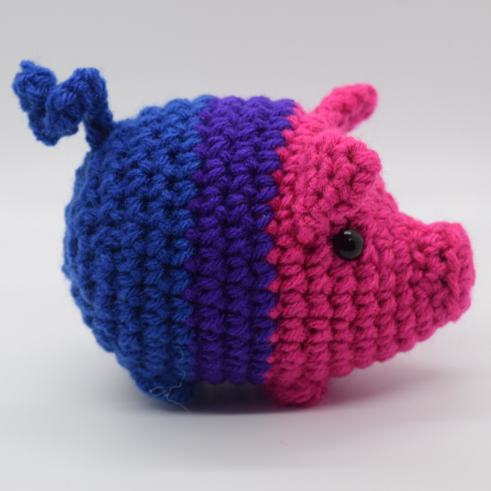 Bisexual Pride Pig Crochet Pattern - Etsy
