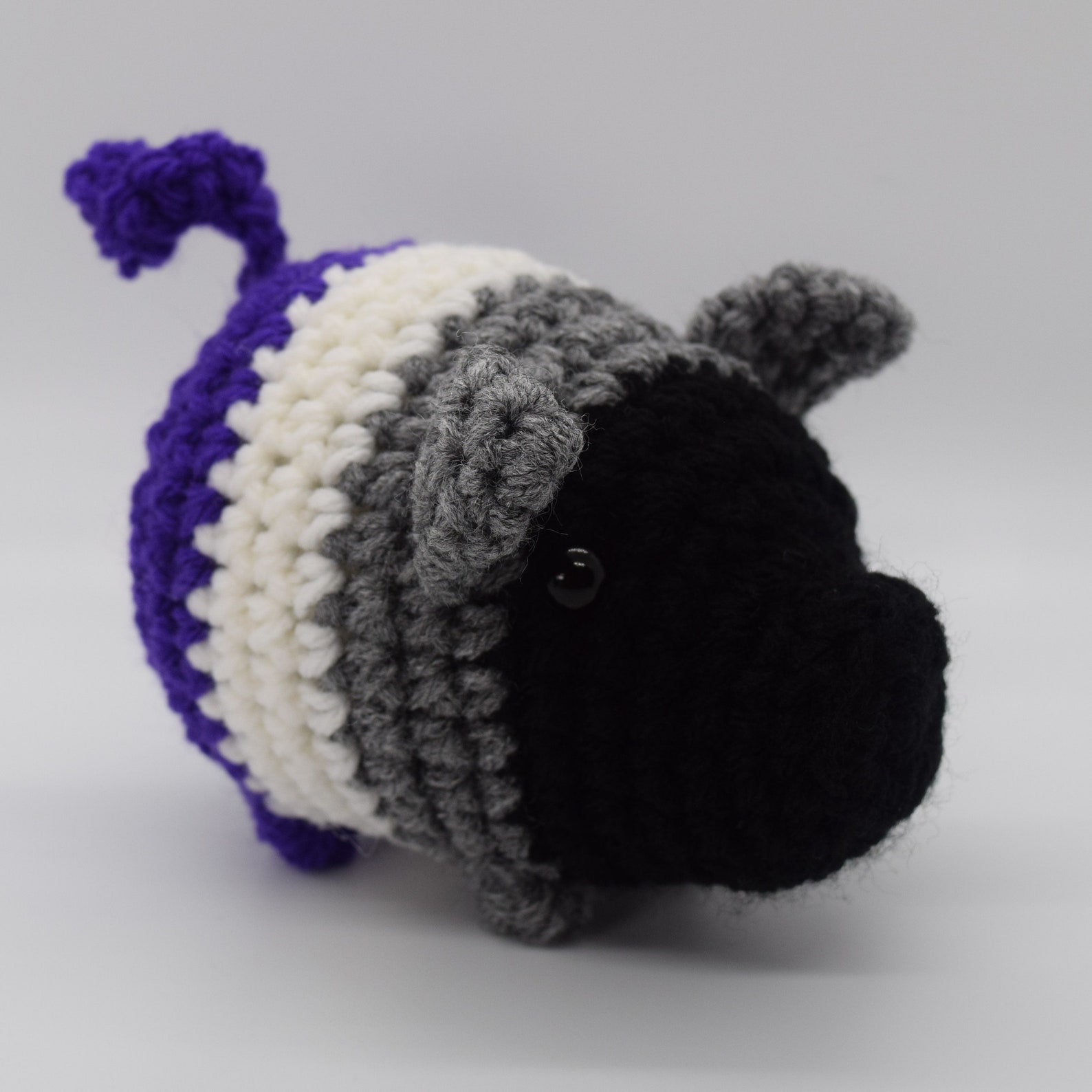 Asexual Pride Pig Crochet Pattern | Etsy