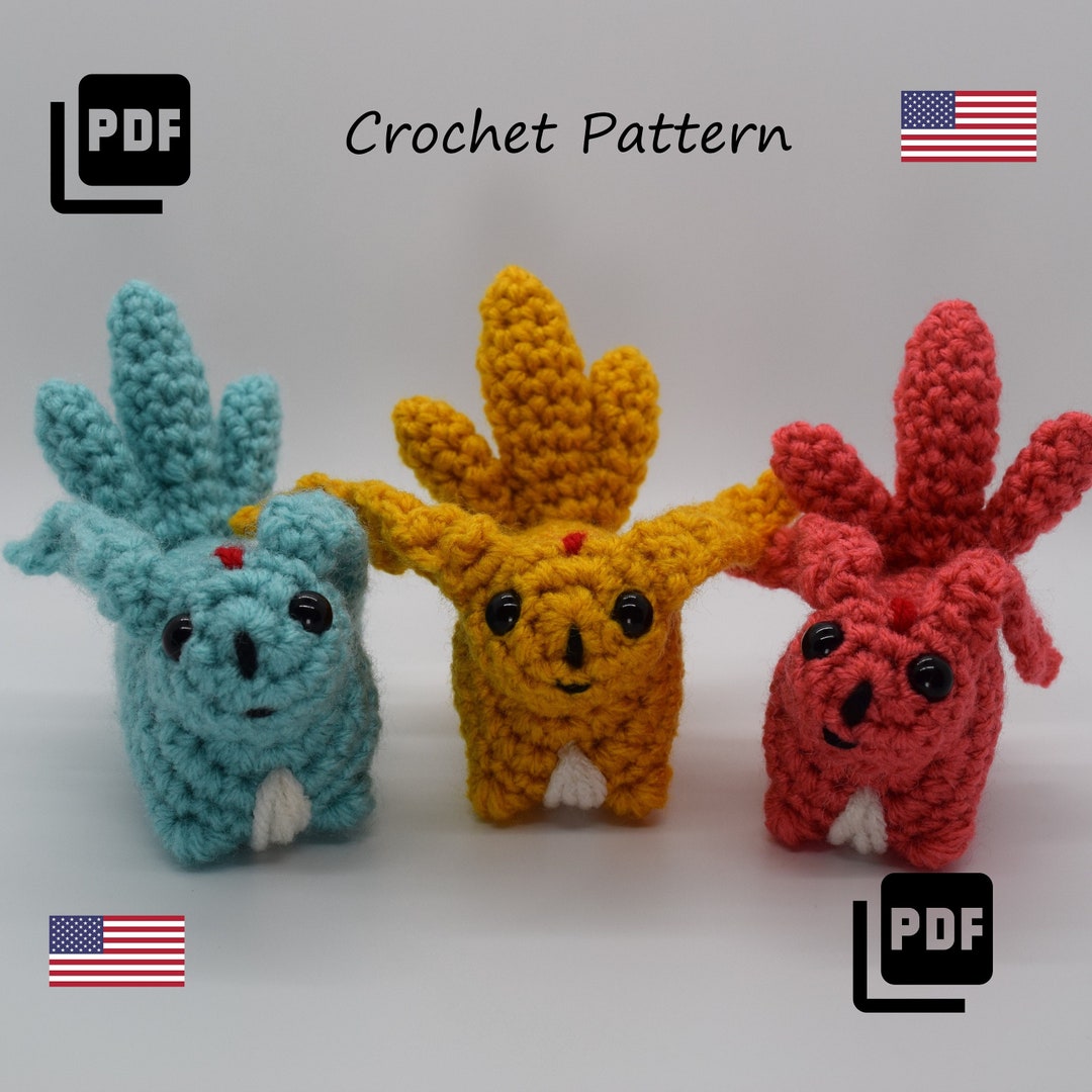 Crochet Pattern Mini Arcanist's Carbuncle (final Fantasy XIV) - Etsy
