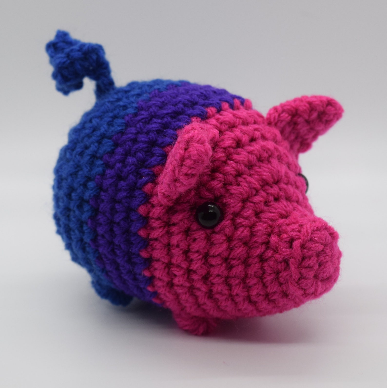 Bisexual Pride Pig Crochet Pattern - Etsy