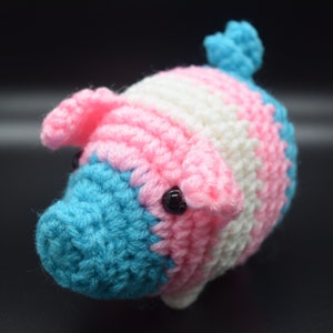 Trans Pride Pig Crochet Pattern - Etsy