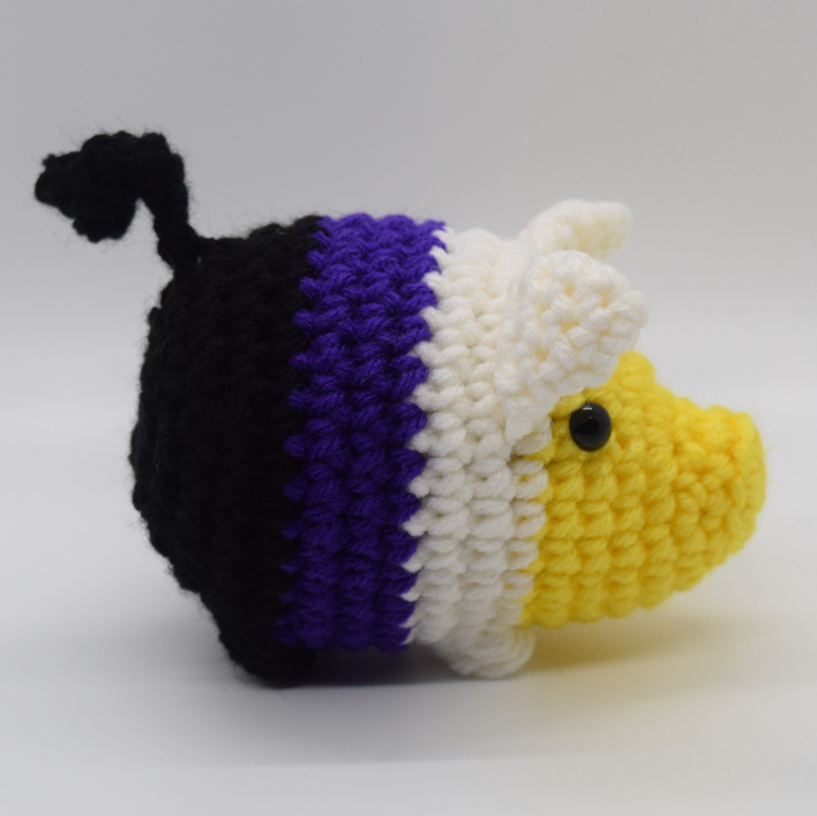Non-binary Pride Pig Crochet Pattern - Etsy