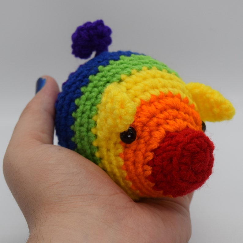 Gay Pride Pig Crochet Pattern - Etsy