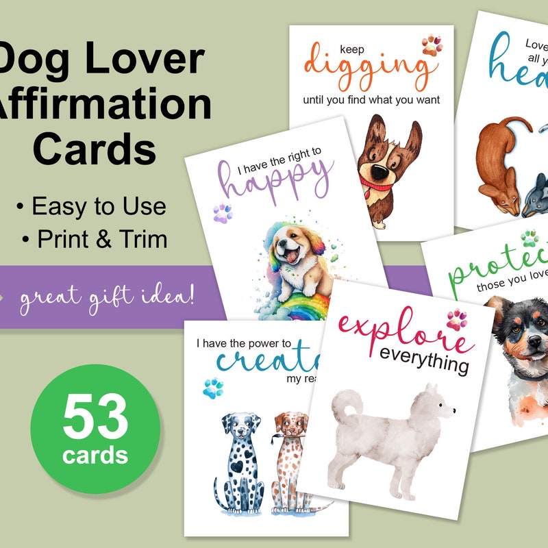 Affirmation Cards - Etsy