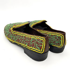 Ifa Color Beaded Shoes. Babalao Shoes - Etsy