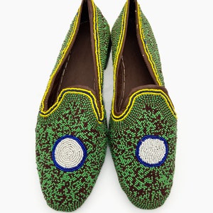 Ifa Color Beaded Shoes. Babalao Shoes - Etsy