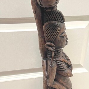 Oshun Ochun Osun. Beautifully Carved Detailed Osun Carving 27 Inches ...
