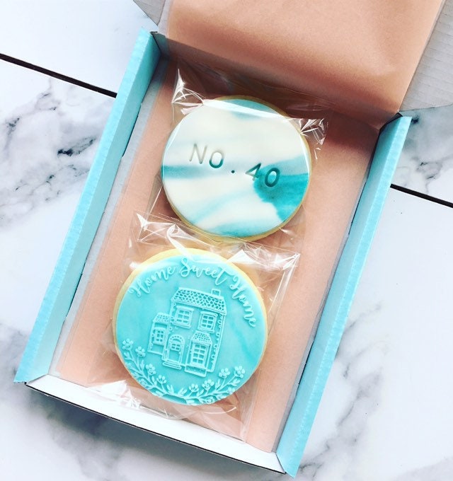 New Home Cookies New Home Biscuits New Home Gift - Etsy UK