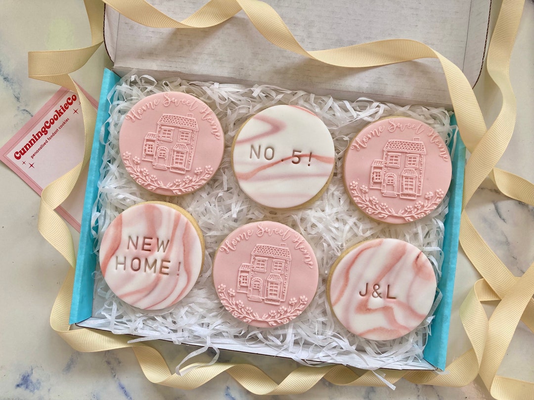 New Home Cookies, New Home Biscuits, New Home Gift - Etsy UK
