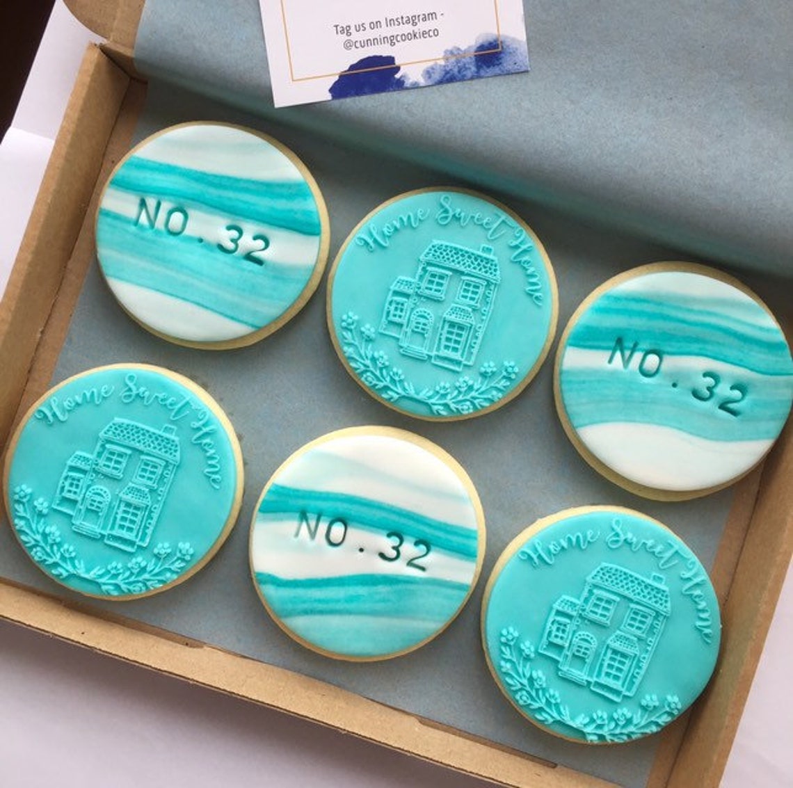 New Home Cookies New Home Biscuits New Home Gift - Etsy UK