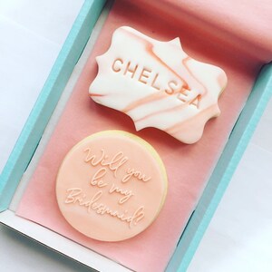 Bridesmaid Proposal Cookies Bridesmaid Proposal Biscuits - Etsy