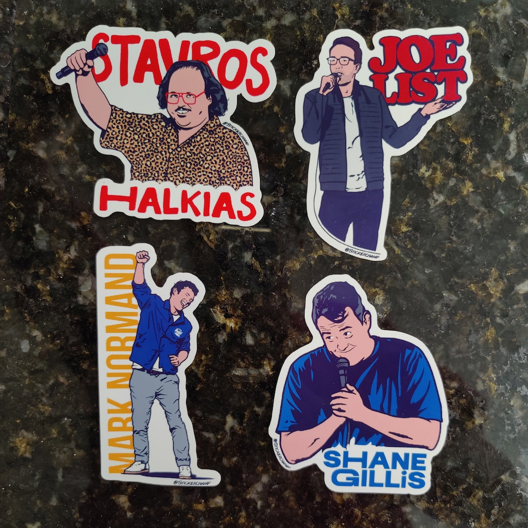 Sticker Stand up Series - Mark Normand, Joe List, Shane Gillis, Stavros ...