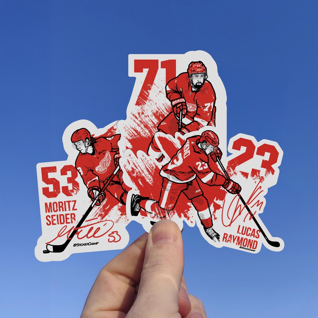Red Wings Signature Sticker Pack - Etsy